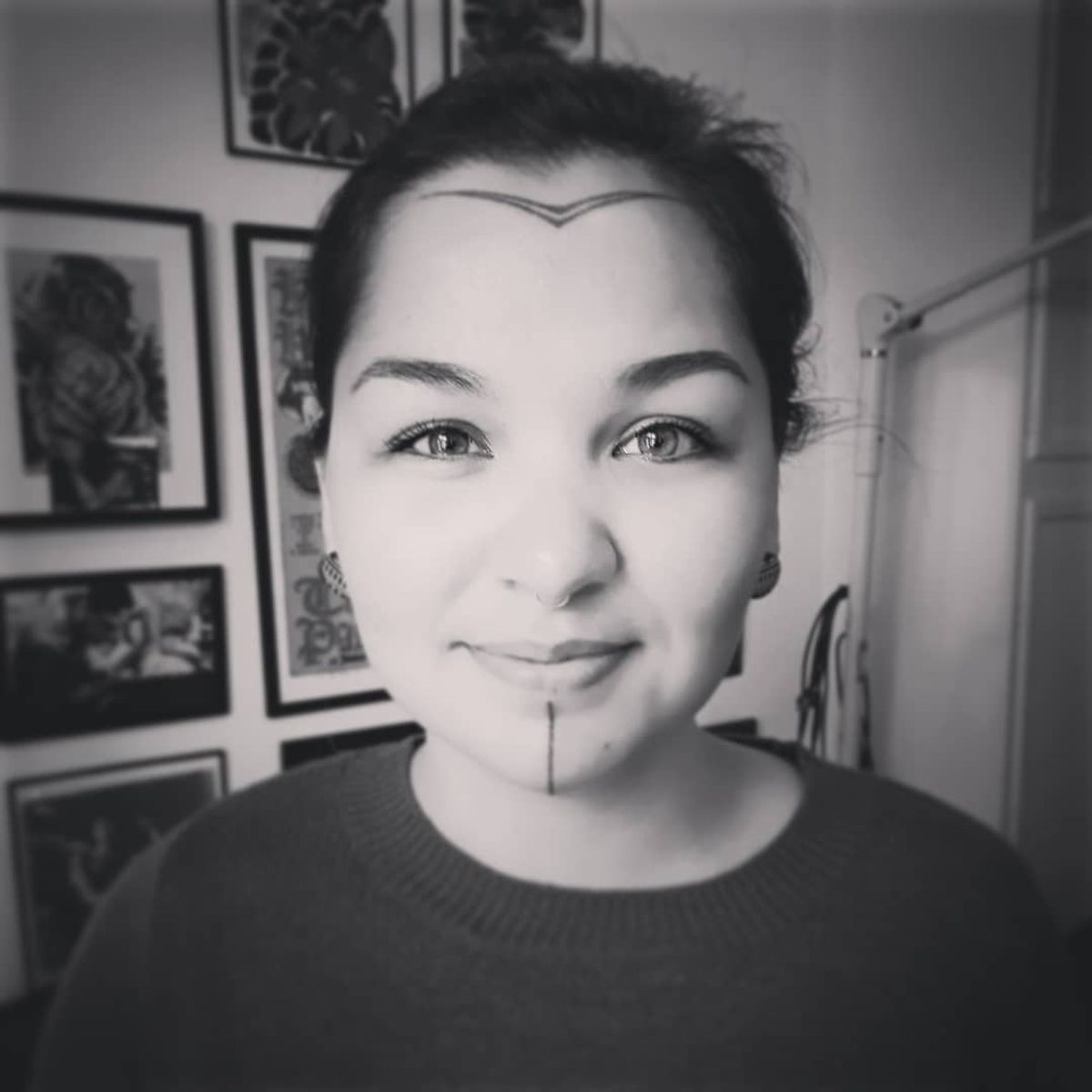 Tattoo uploaded by Justine Morrow • Traditional Inuit tattoos by Maya ...