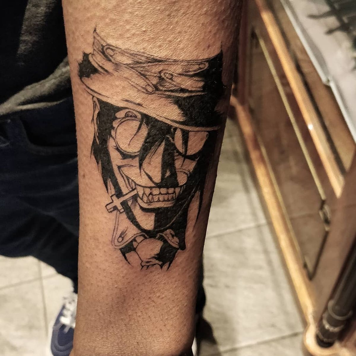 Tattoo uploaded by Justine Morrow • Hellsing tattoo by Yokai Hermit # ...