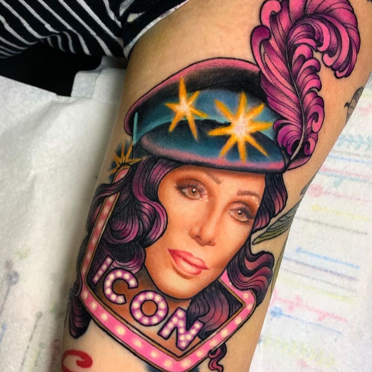 Tattoo uploaded by Jennifer R Donnelly • Cher tattoo by ...