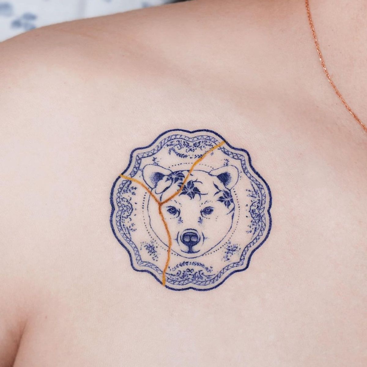 Tattoo uploaded by Anatta Vela • Oriental ceramic tattoo by e.nal #enal ...