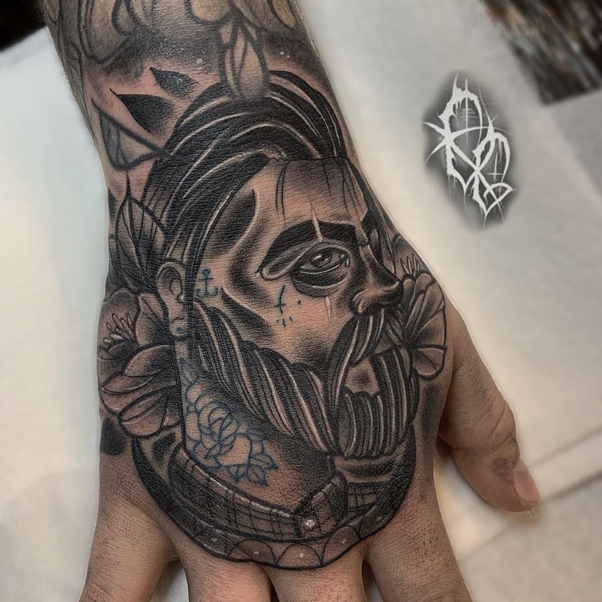 Tattoo uploaded by Jennifer R Donnelly • Lumberjack tattoo by Charlie ...