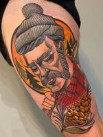 Tattoo uploaded by Jennifer R Donnelly • Lumberjack tattoo by ...