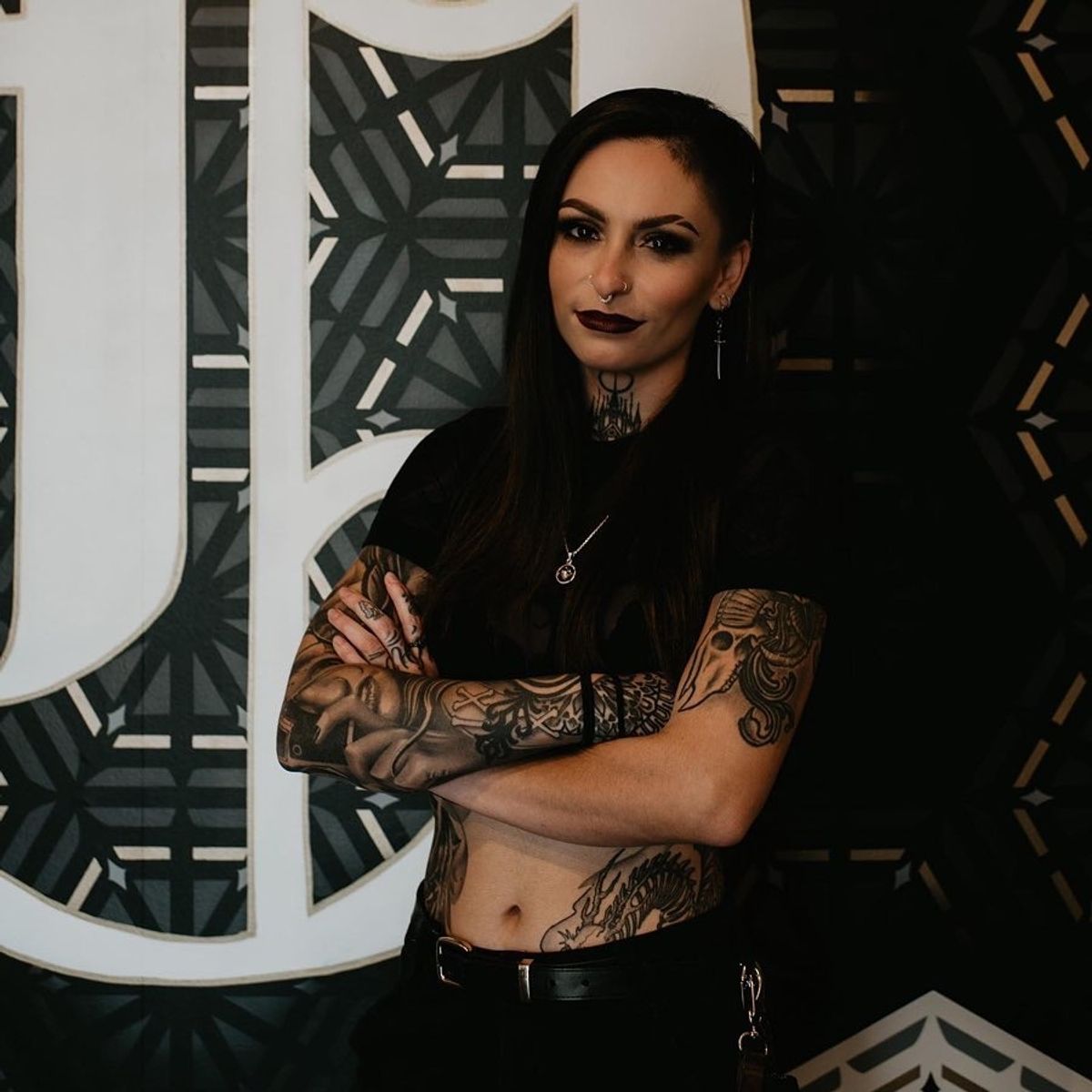 Tattoo uploaded by Anatta Vela • Portrait of Angel Rose #AngelRose # ...