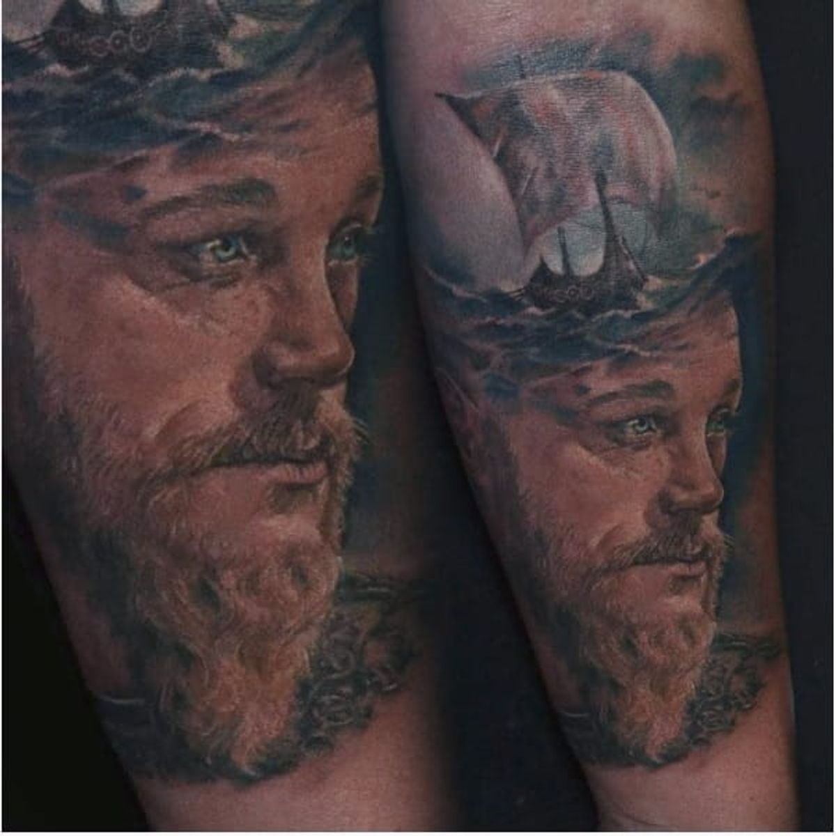 Tattoo uploaded by JenTheRipper • Ragnar tattoo by Daria Gorbatenko # ...