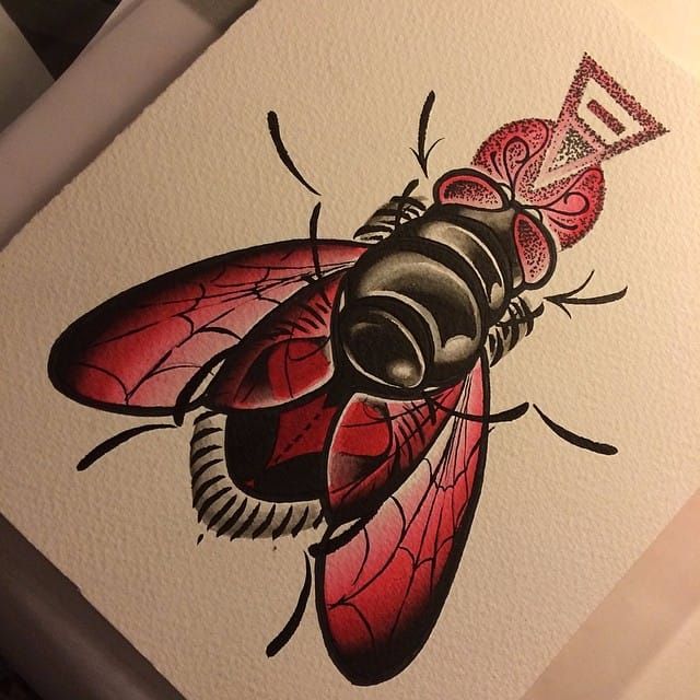 Traditional Bug Tattoo