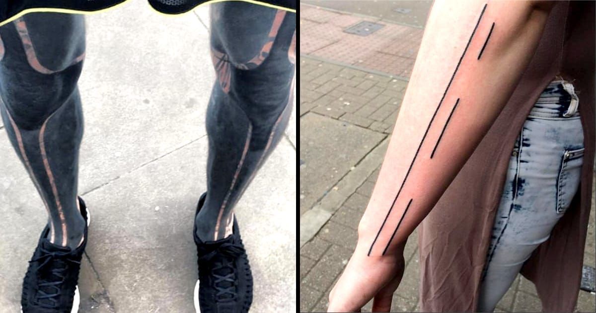 The Skill of the Single Black Line Tattoo • Tattoodo