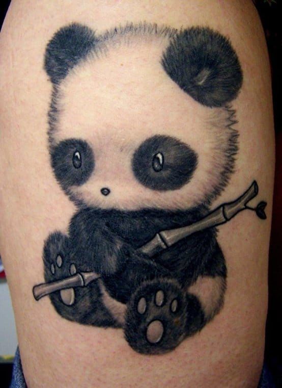 Badass Panda Tattoo