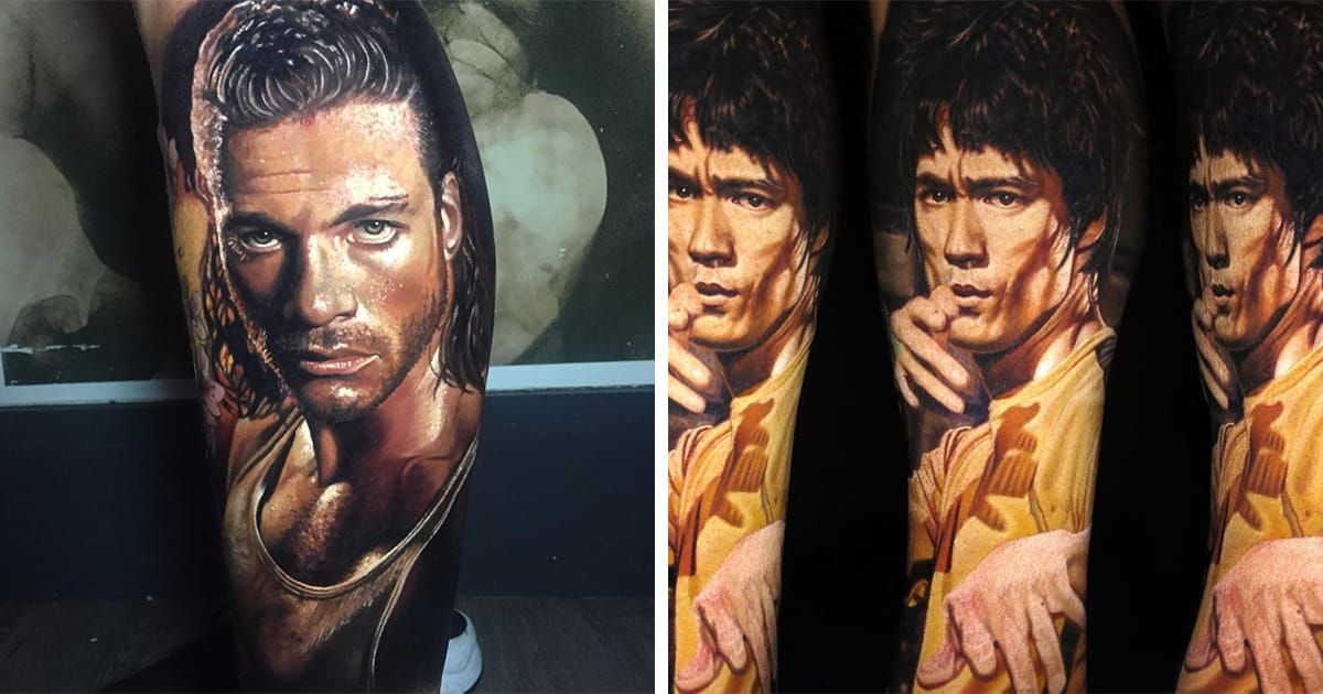 Kung Fu Forearm Tattoos Brilliant Aqua Tattoo Of Kung Fu Panda ...