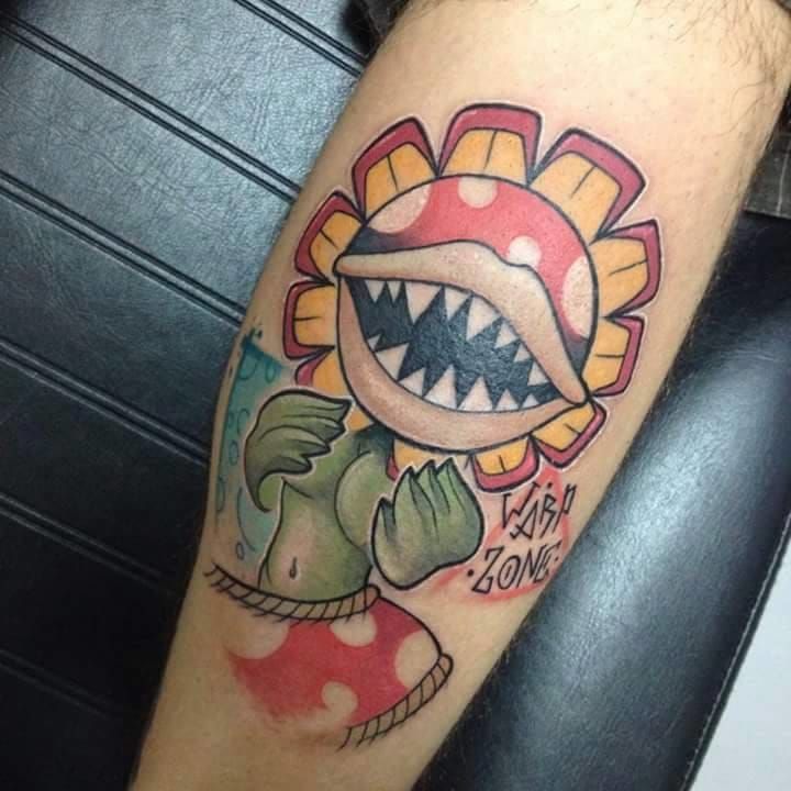 Mario Flower Tattoos