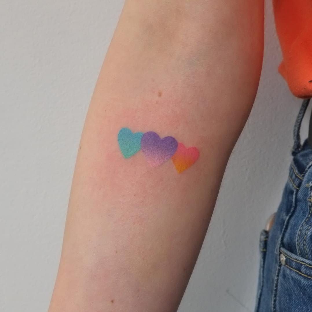 Small Colourful Tattoos