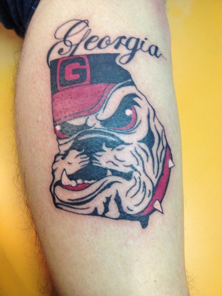 Georgia Outline Tattoo