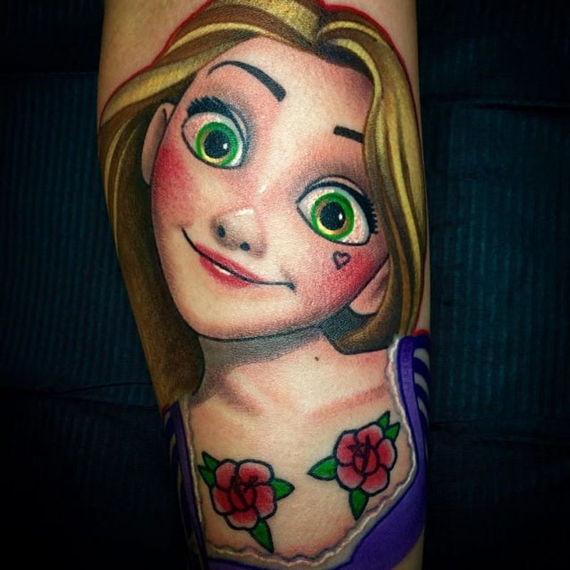 Tangled Flower Tattoos