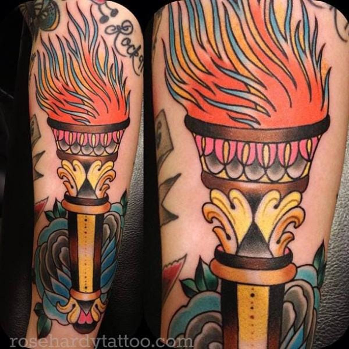 Statue Of Liberty Torch Tattoo