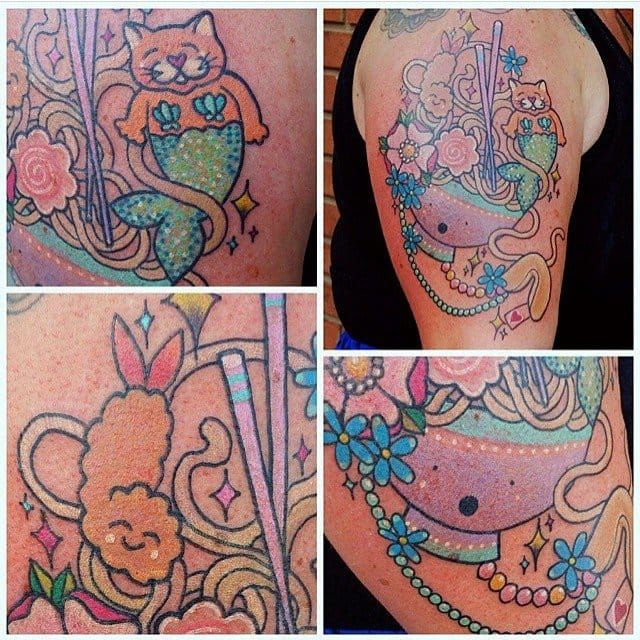 Pasta Salad Tattoos