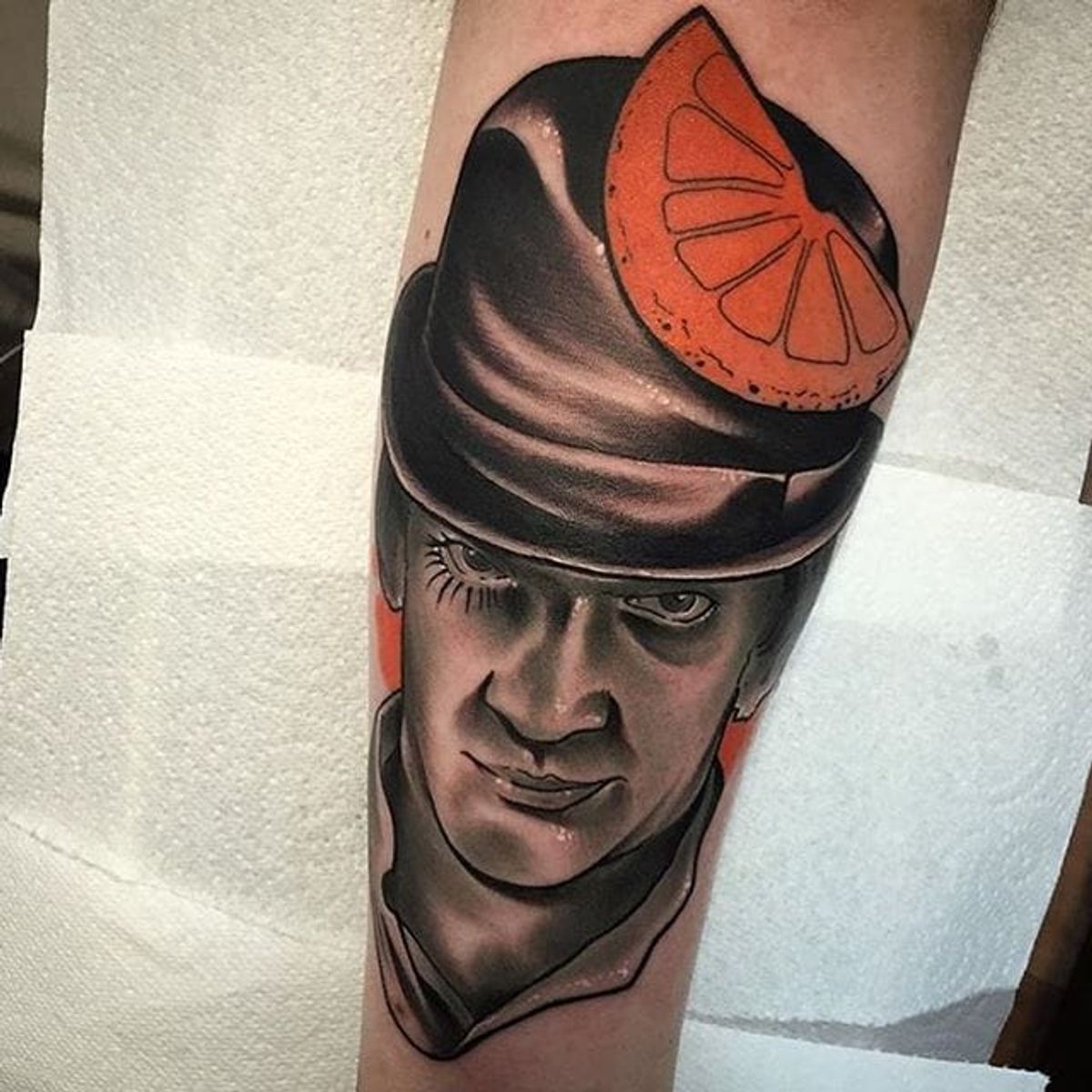 Clockwork Orange Eye Tattoo