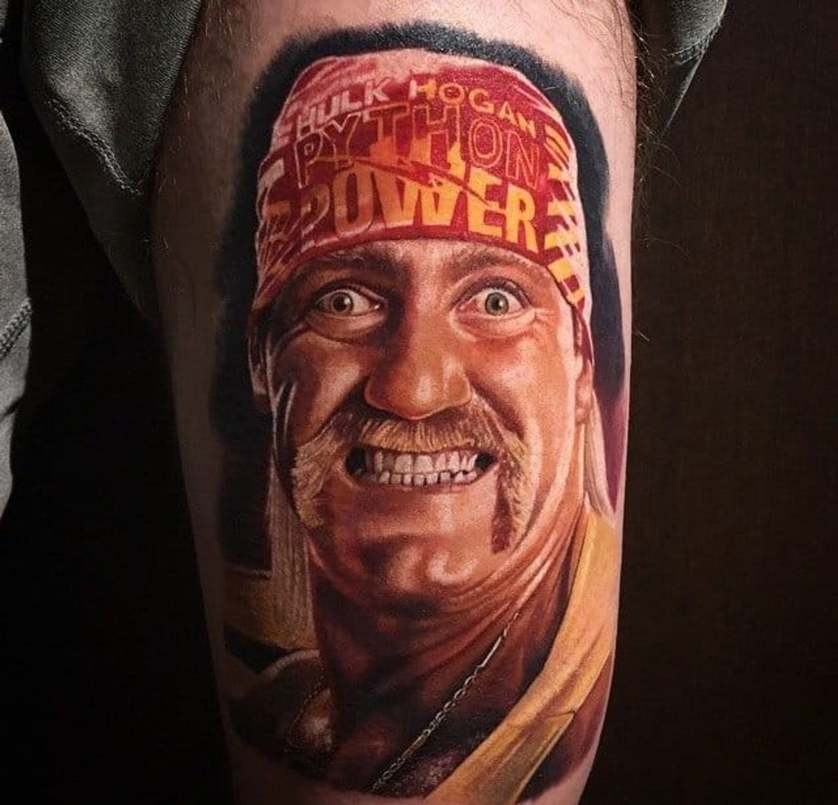 Hulk Hogan Back Tattoo