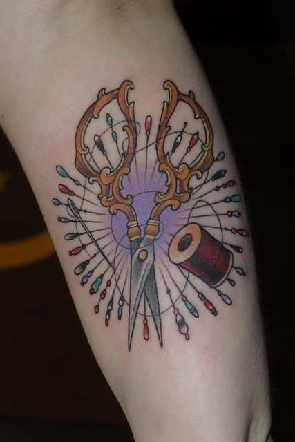 Pretty Scissor Tattoos