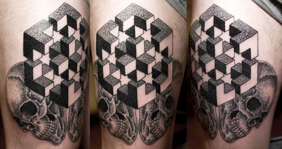 Color Cube Tattoos