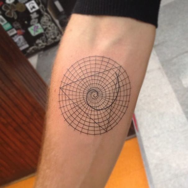 Geometric Square Tattoo