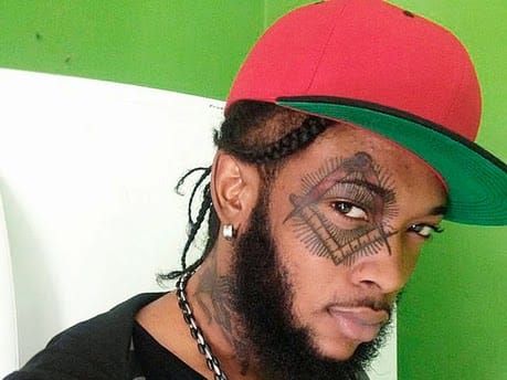Alkaline Before And After Eye Tattoo