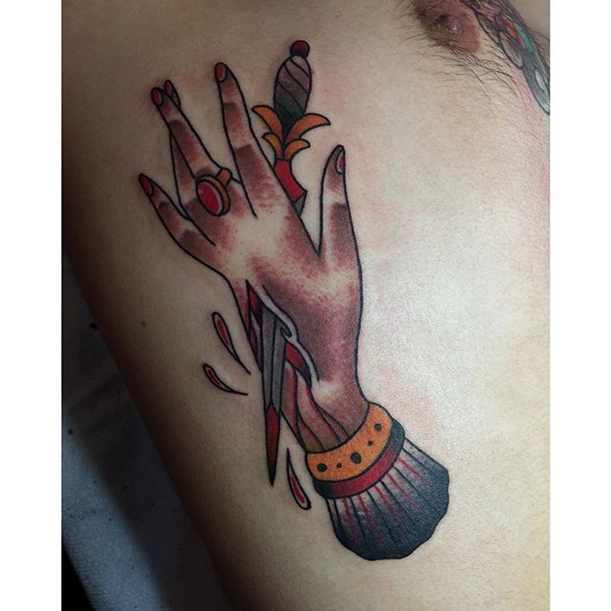 Traditional Hand Tattoo Flash