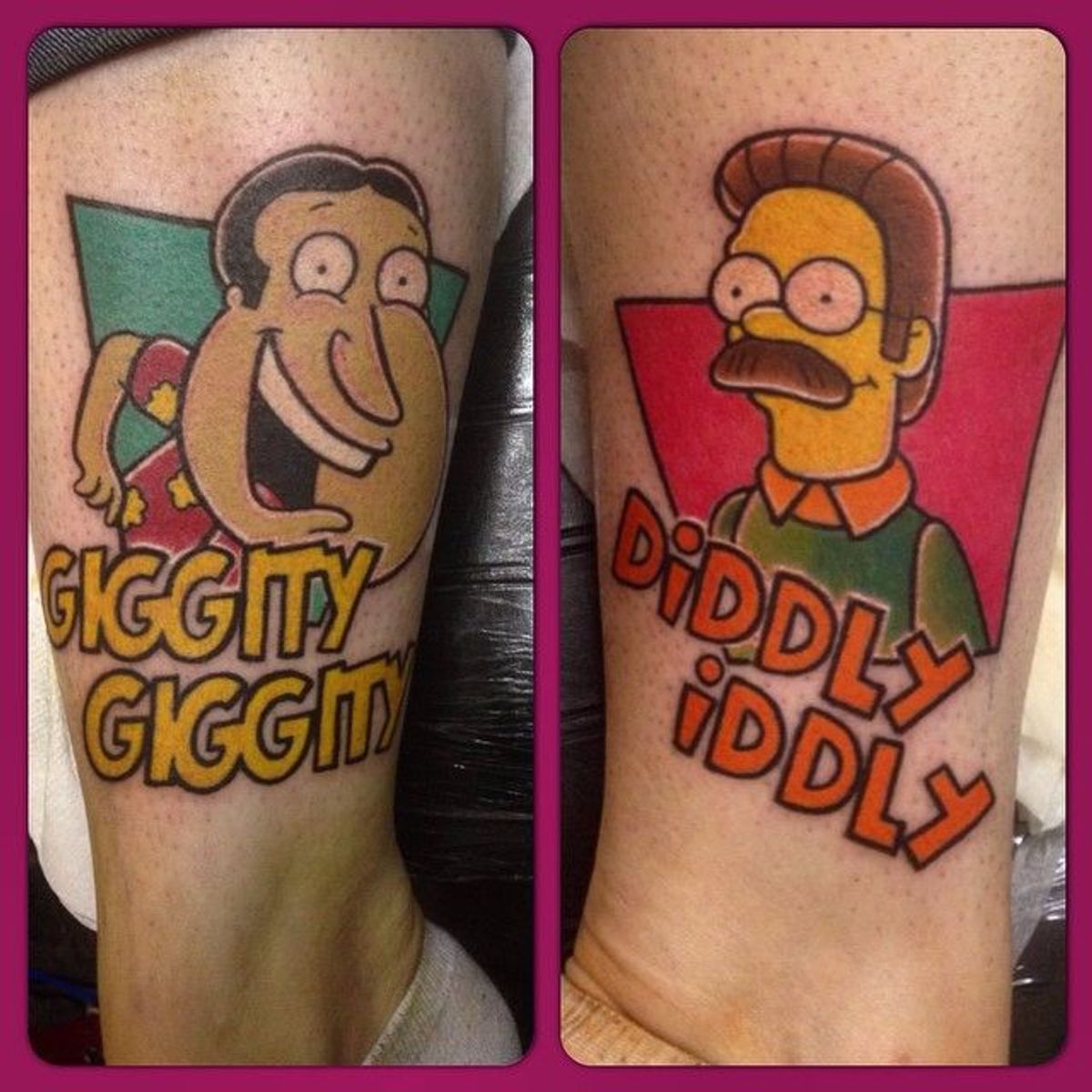Tattoo uploaded by Robert Davies • Ned Flanders Tattoo by Marcus Dodd # ...