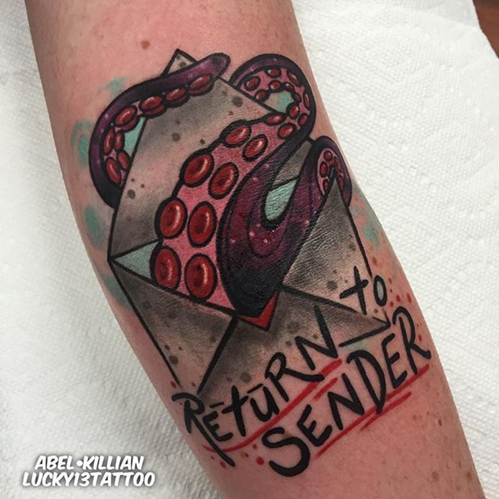 Traditional Envelope Tattoos