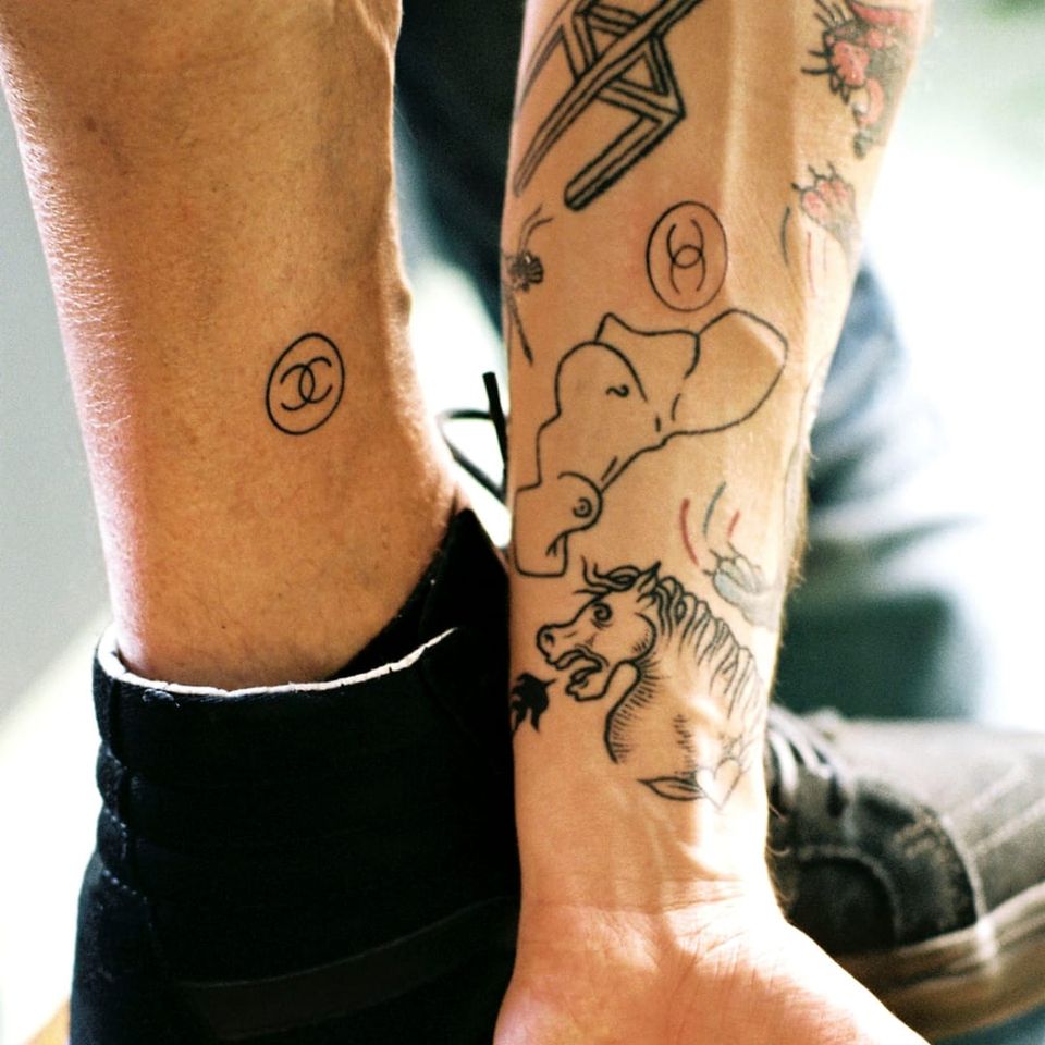 Chanel Symbol Tattoo Designs