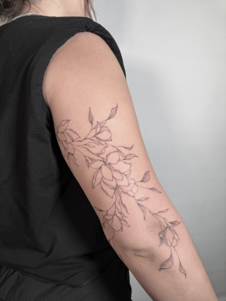 Floral Branch Tattoo • Tattoodo