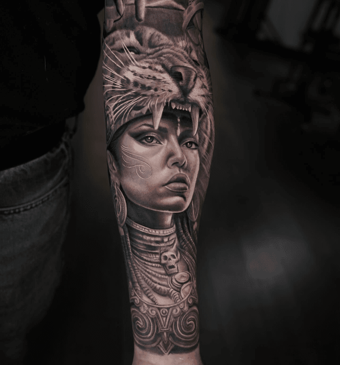 Leopard Huntress • Tattoodo