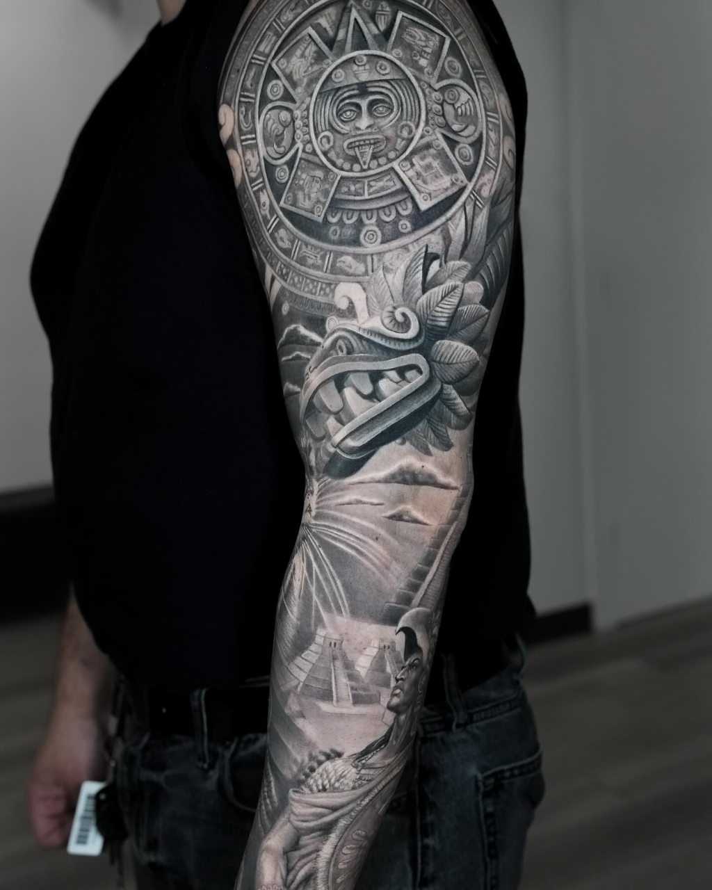 Ancient Serpent Deity Tattoo • Tattoodo