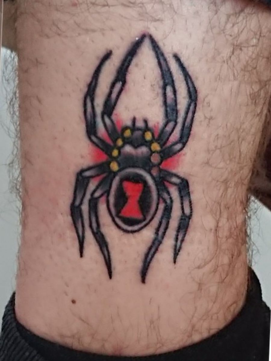 Tattoo uploaded by Josh Varley • Black widow • Tattoodo