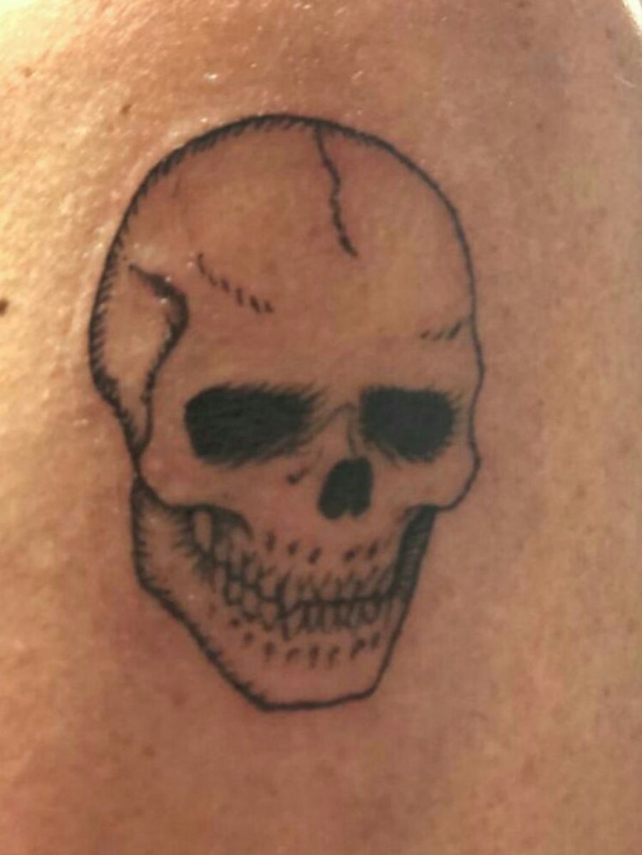 Tattoo uploaded by Marcel Robin Labuschagne • Fresh skull #skull # ...