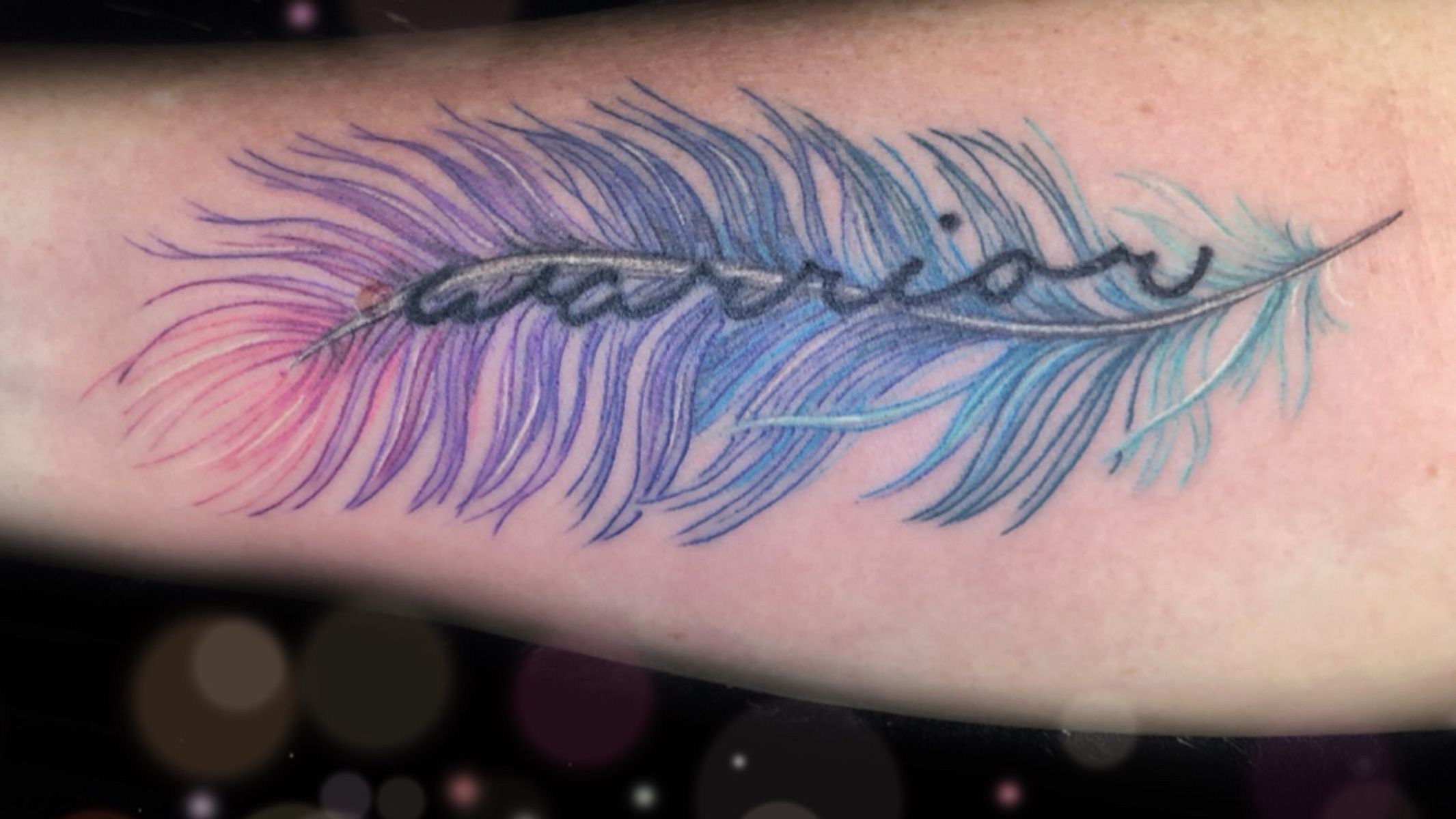 Tattoo uploaded by Rose Noir Tattoo & Beauty Studio • Fine line feather ...
