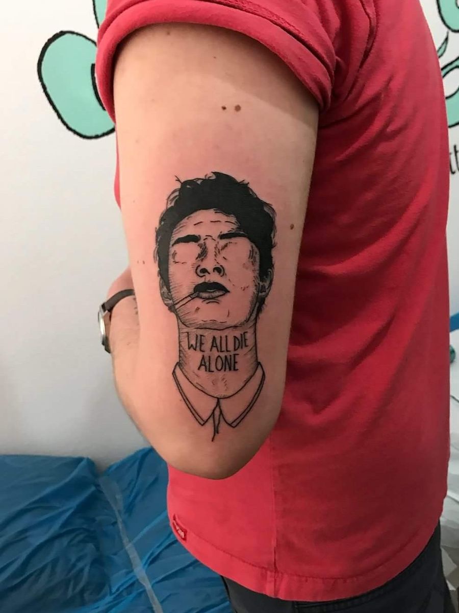 Tattoo uploaded by Sxrry dvddy tvttxx • We all die alone • Tattoodo