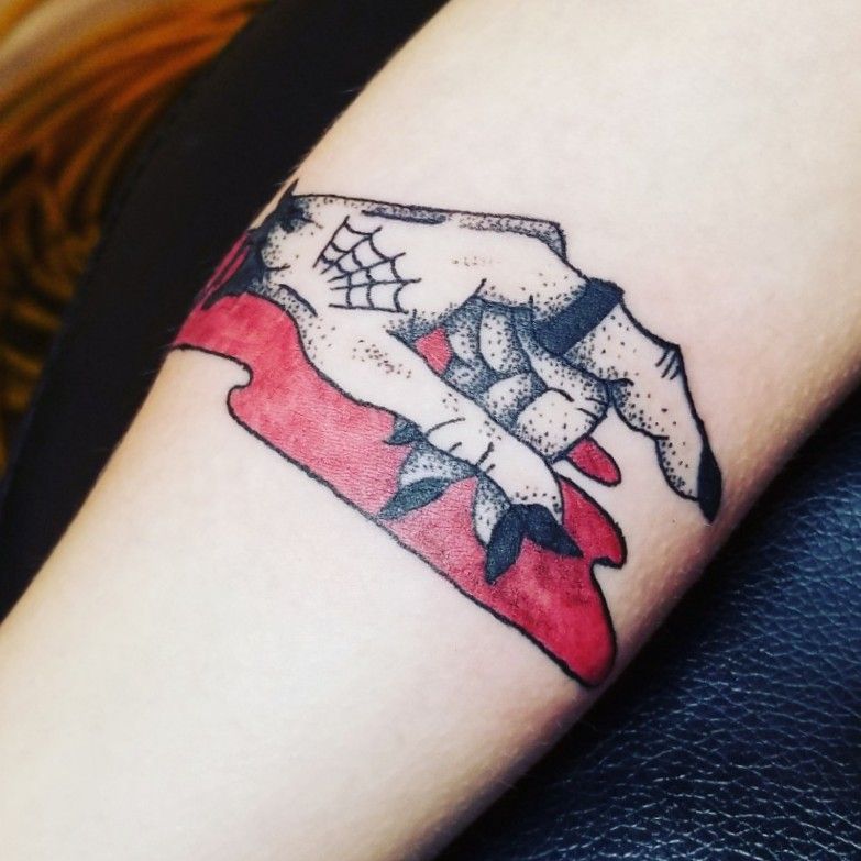 Severed Hand Tattoo