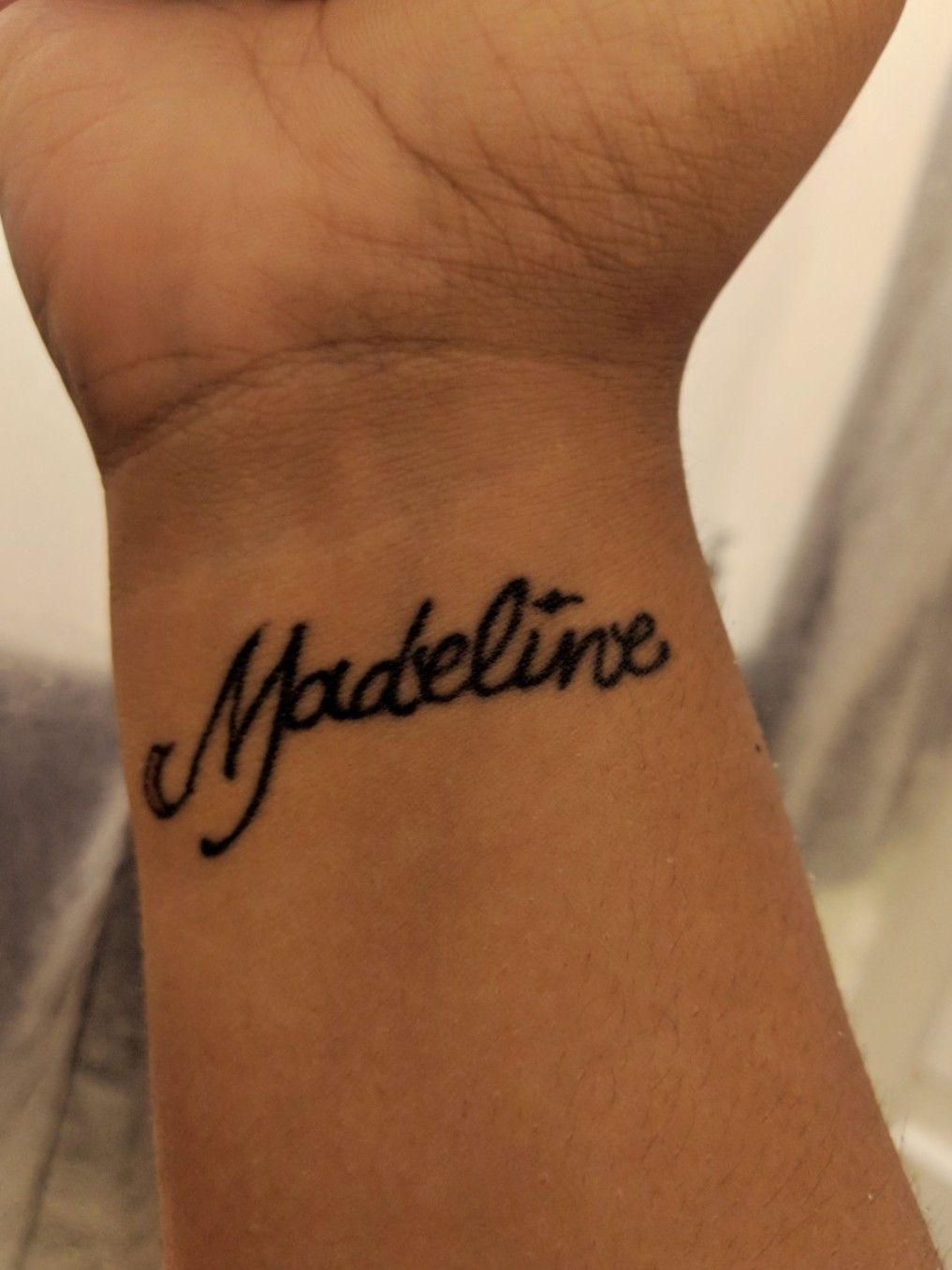 Madeline Name Tattoo