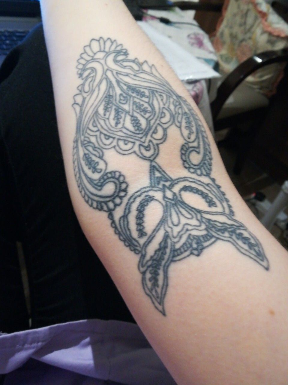 Octopus Chest Tattoo Emily