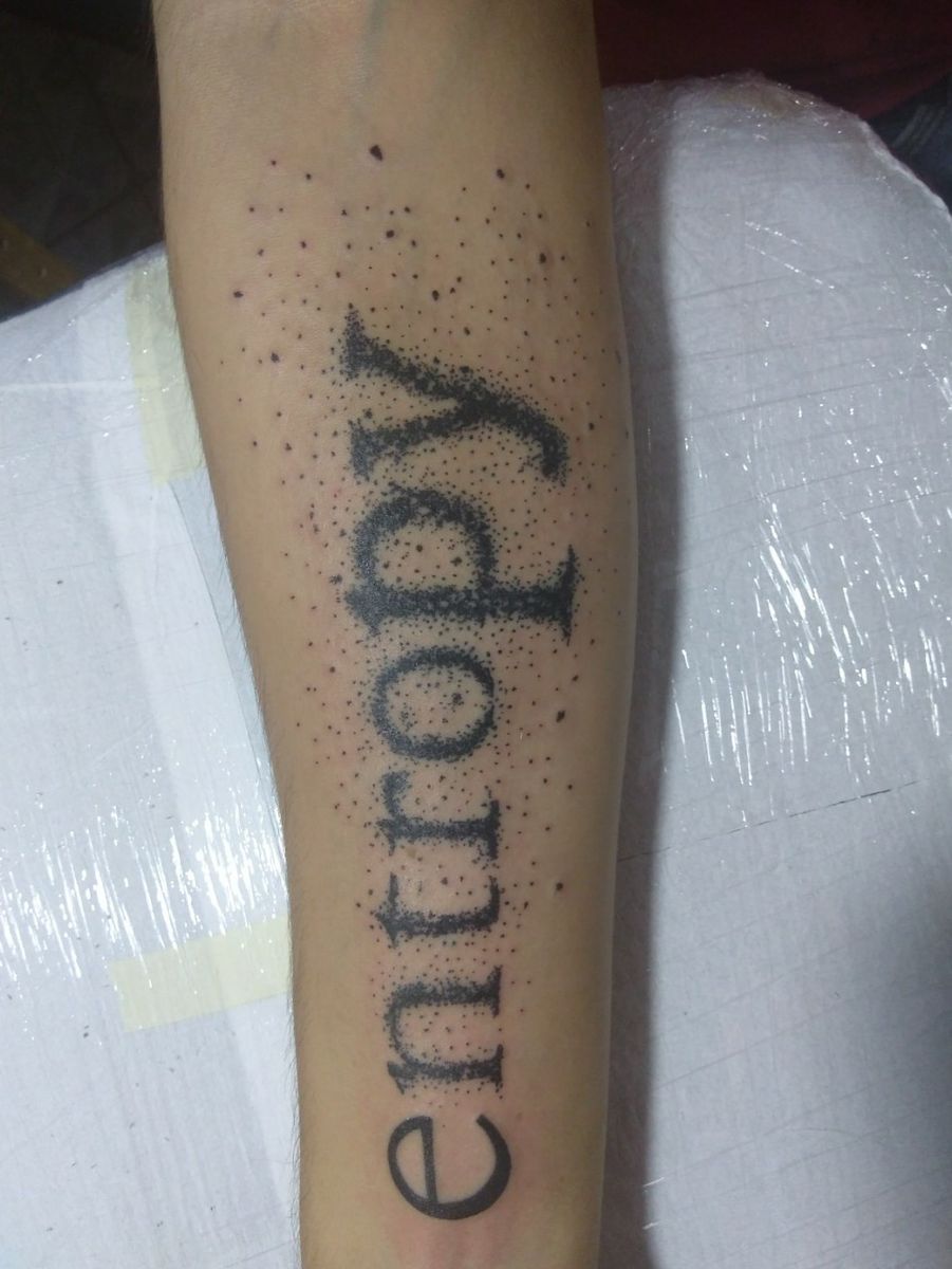 Tattoo uploaded by Daniel Souza • #entropy #physics • Tattoodo