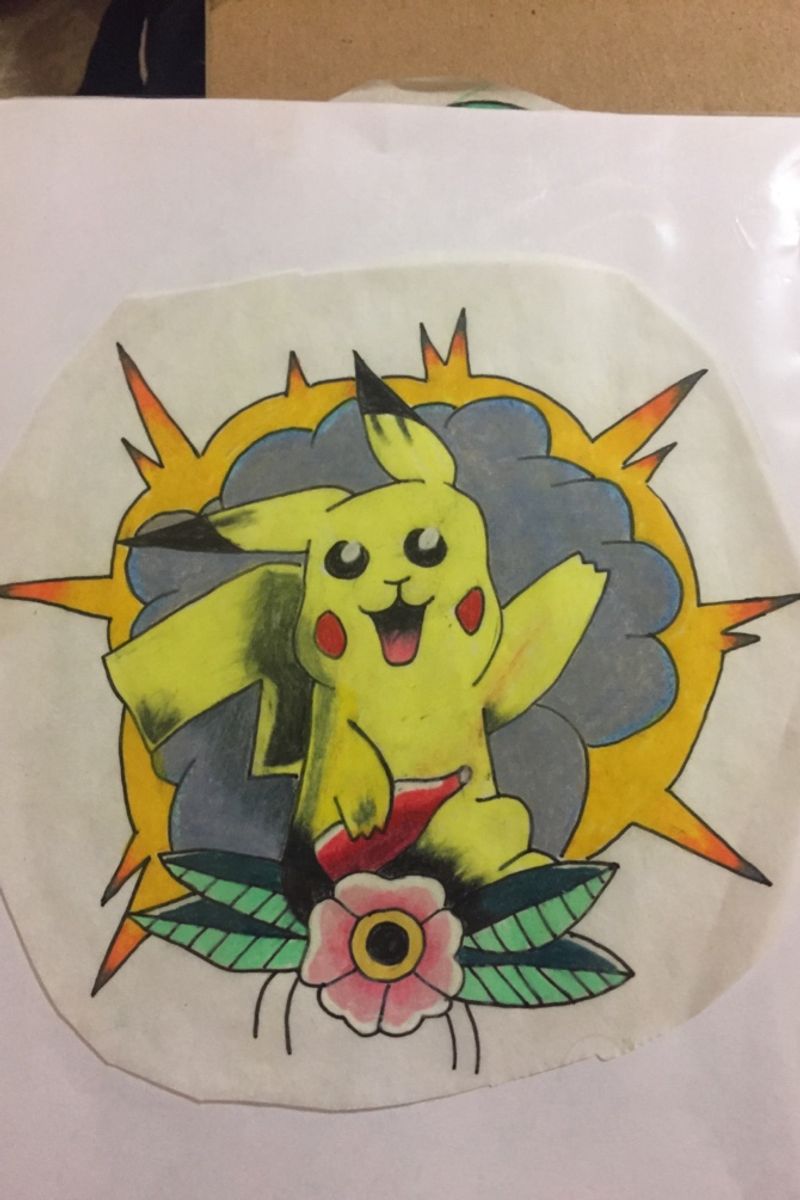 Tattoo uploaded by Michael Foor • Neo traditional pikachu • Tattoodo