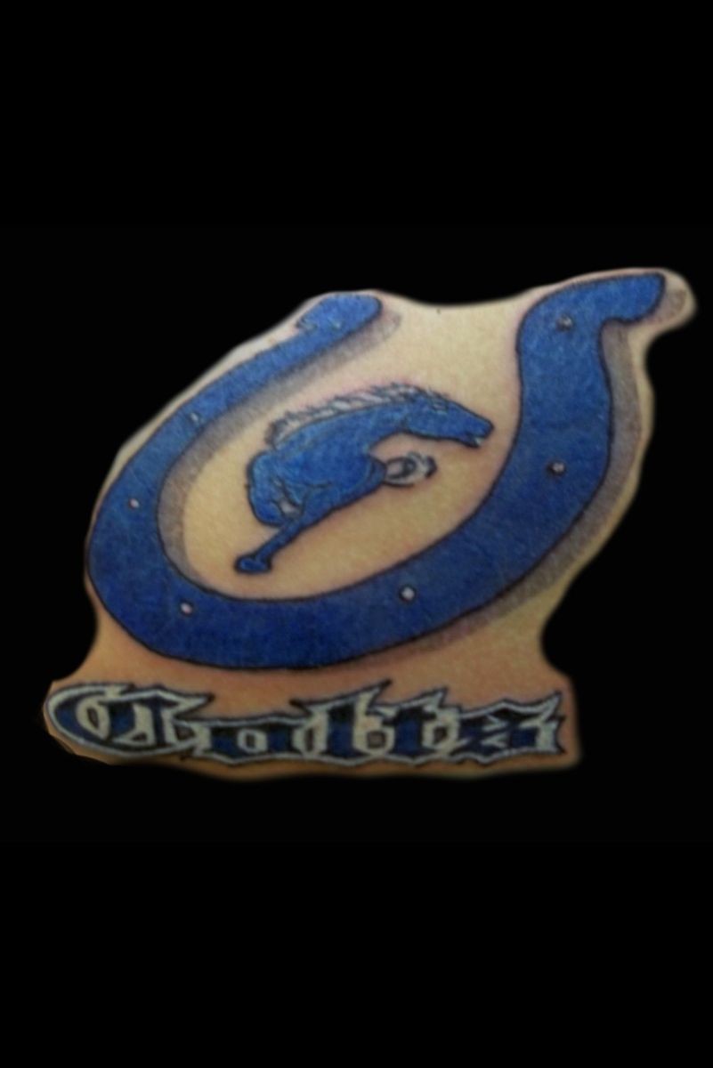Tattoo uploaded by Sinful Pleasures Ink • Indianapolis Colts logo ...