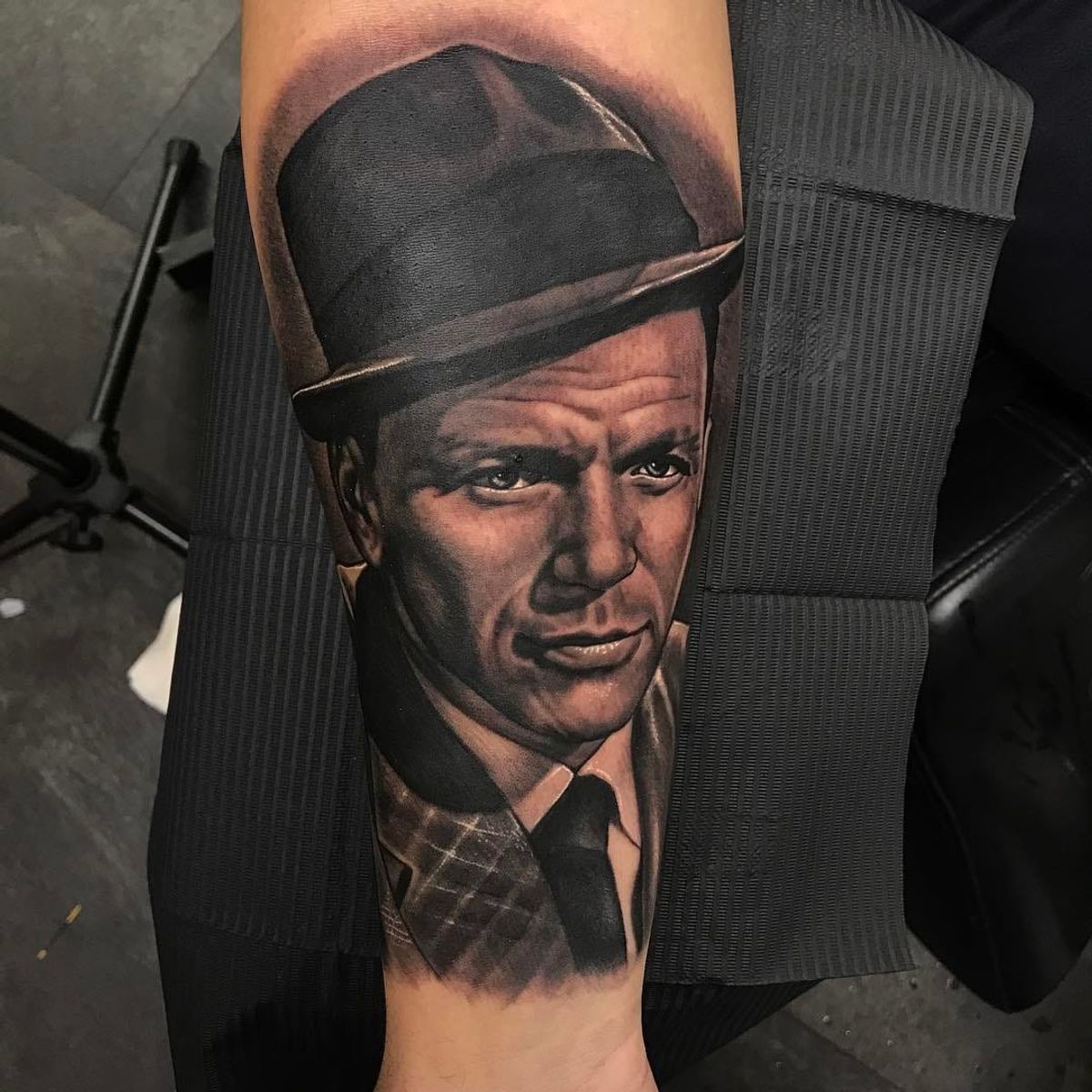 Tattoo uploaded by Alex Rattray • Frank Sinatra Tattoo by Alex Rattray ...