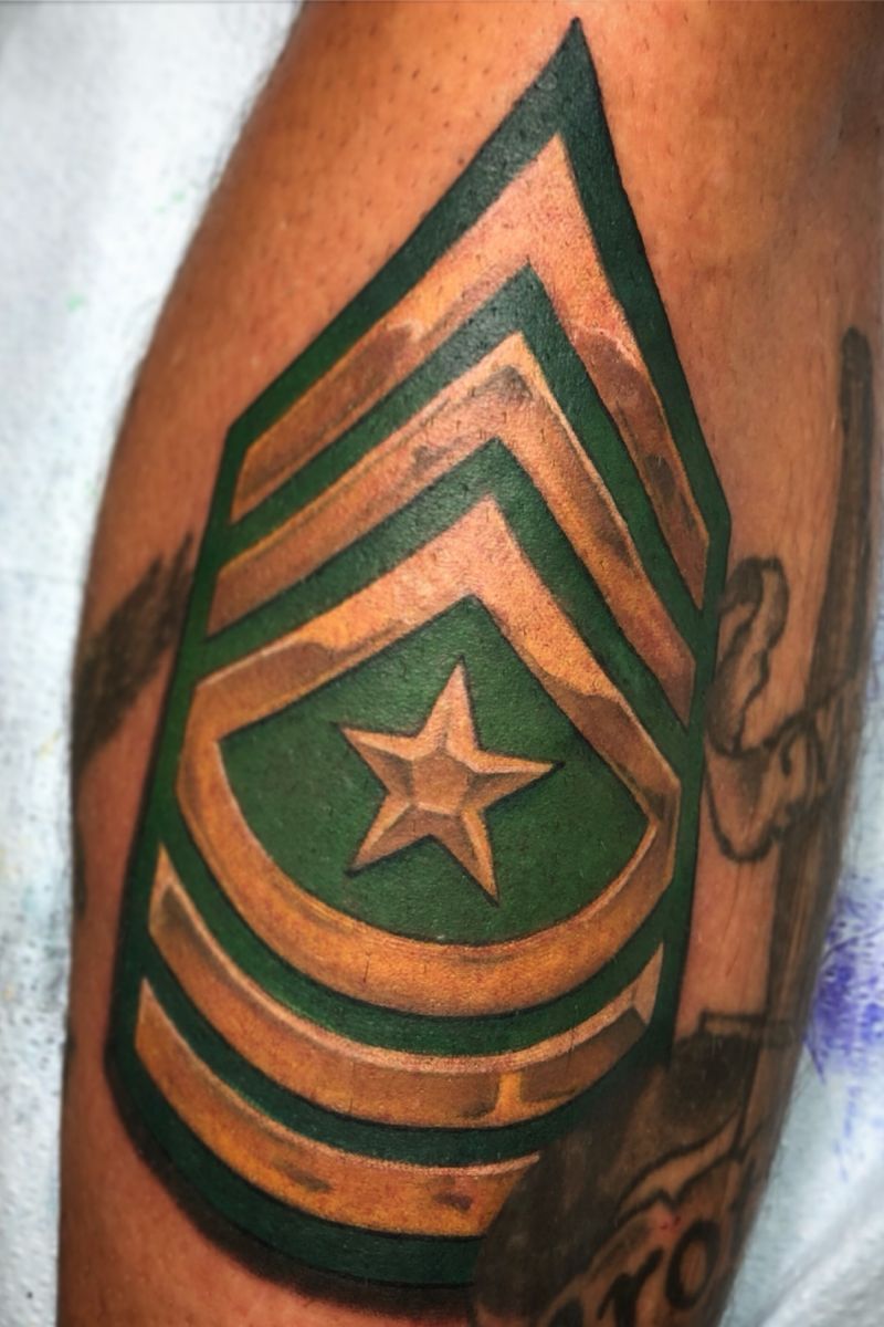 Tattoo uploaded by Veronica Dey • Sergeant Major • Tattoodo