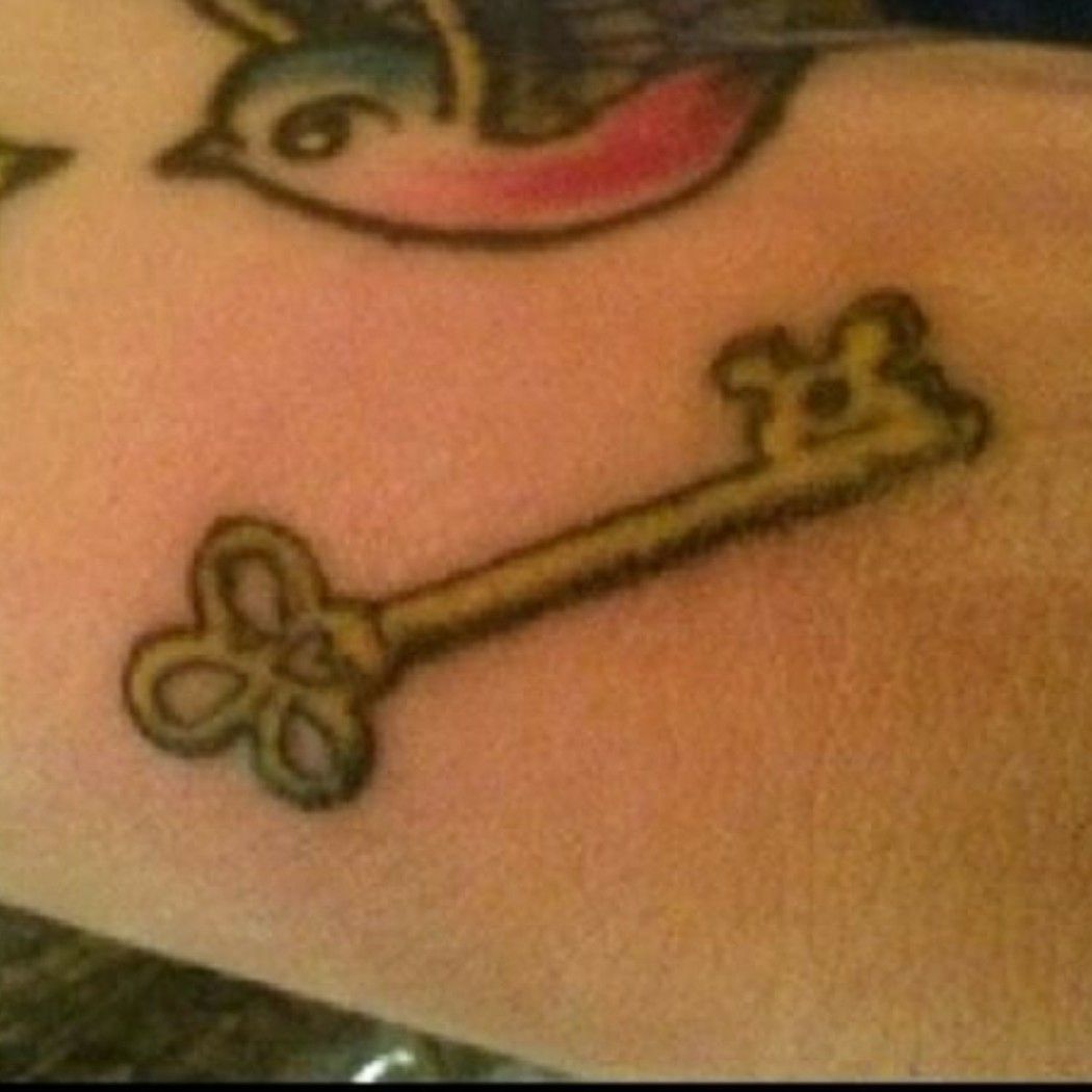 Traditional Key Tattoo