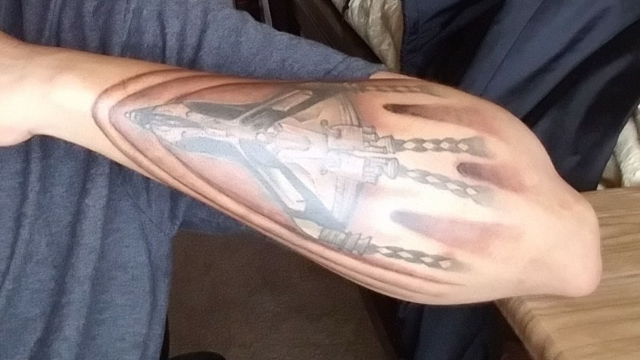 Tattoo uploaded by Deepu C • Spaceship #Discovery #Sonicboom # ...