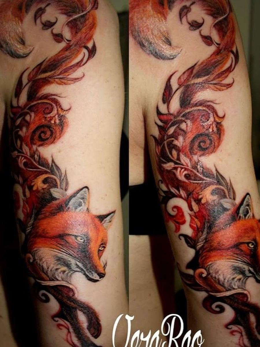 Tattoo uploaded by Sabina Tattoo Veronica Rao • Fox tattoo • Tattoodo