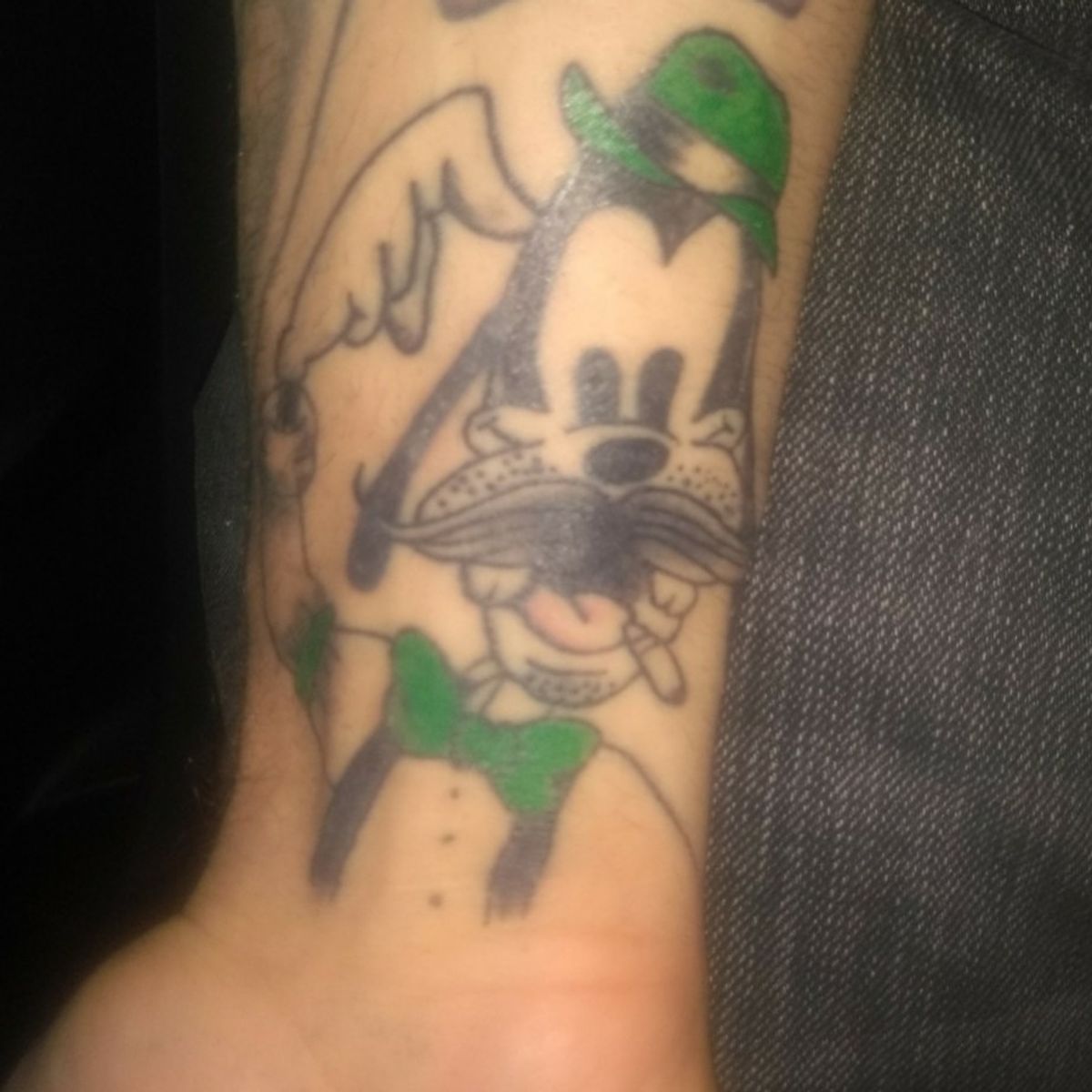 Tattoo uploaded by corey hendrix • Barber goofy Disney Barber Goofy ...