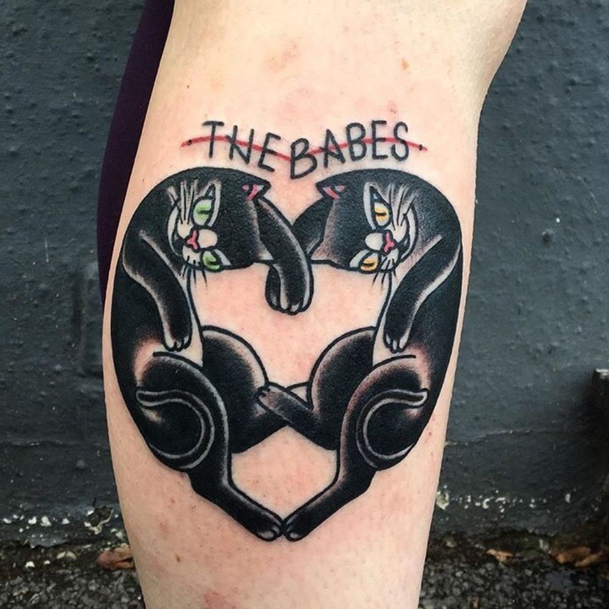 Tattoo uploaded by Chelsea Castaneda • #cats #traditional #blackcat ...