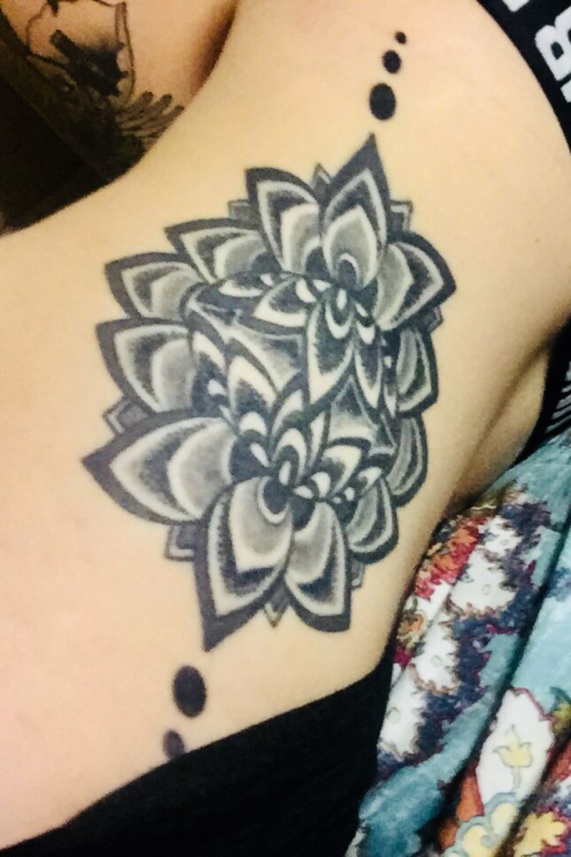 Tattoo uploaded by Erica Morgan • Lotus flower (ribs) • Tattoodo