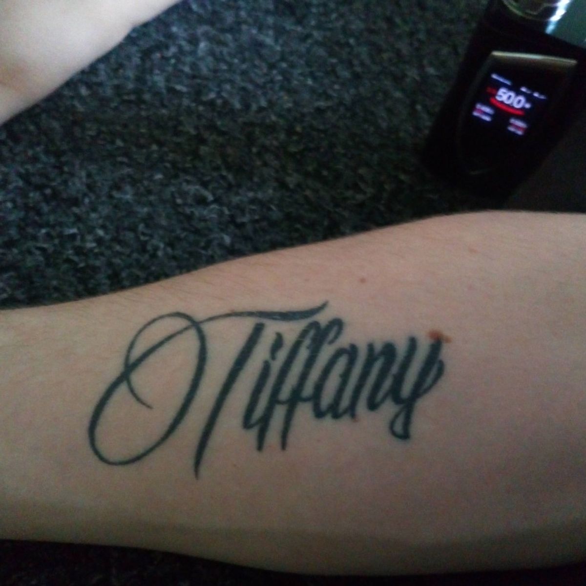 Tattoo uploaded by Tiffany Smith • My fellas new tattoo of my name love ...